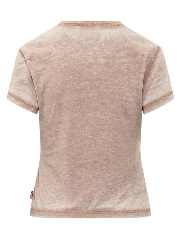 DIESEL® Stylish T-shirt With Front Embellishments