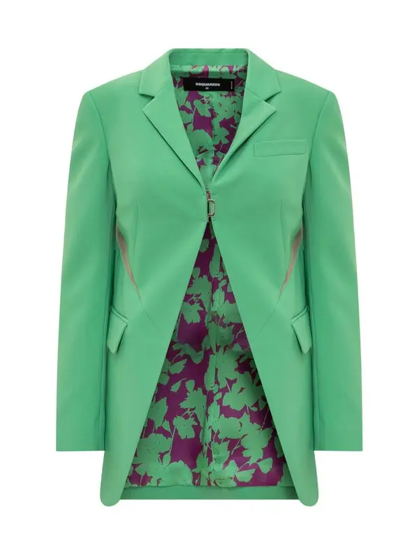 Dsquared2 Cut Out Blazer Jacket - Ocean Wave