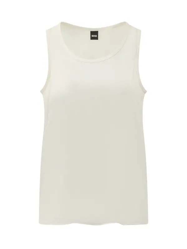 BOSS Sleeveless Wide Neck Top