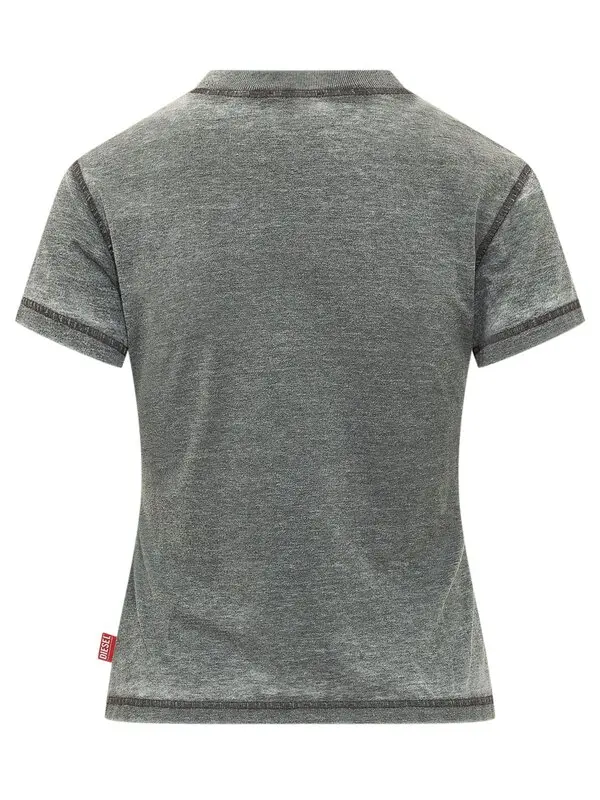 DIESEL® Stylish T-shirt With Front Applications