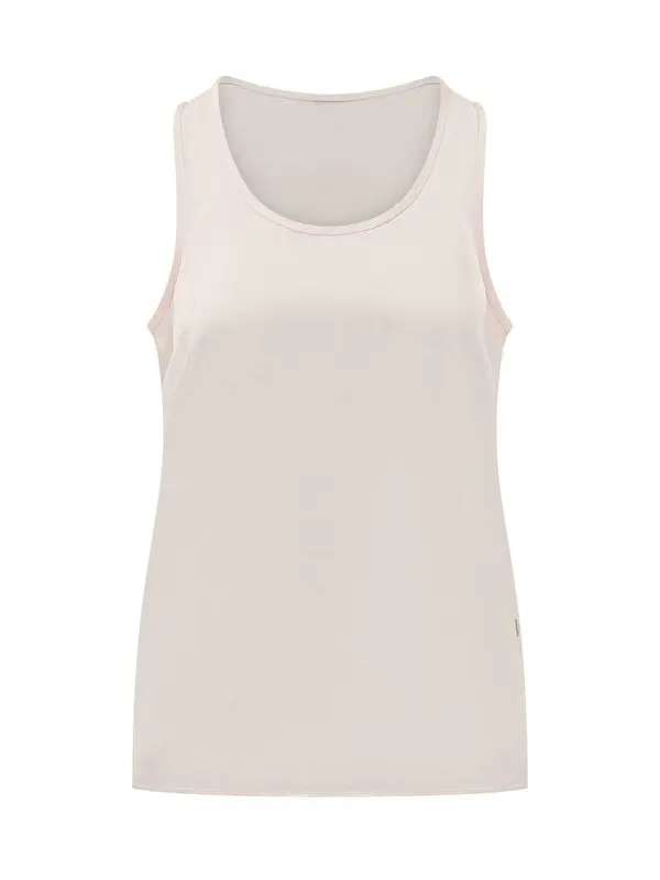 BOSS Sleeveless Giro Neck Top - Light/pastel Pink