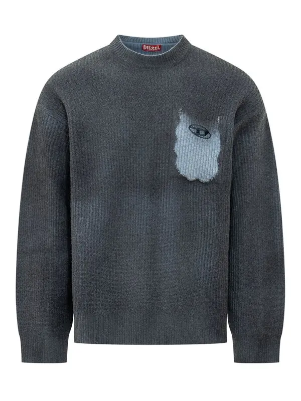 DIESEL® K-pickler Knit Sweater - Blu