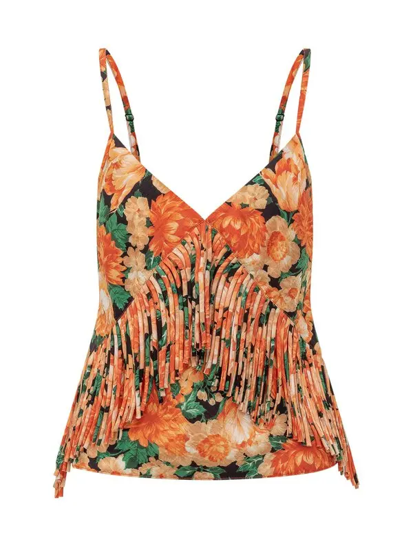 Pinko Mini Top With Unique Neckline