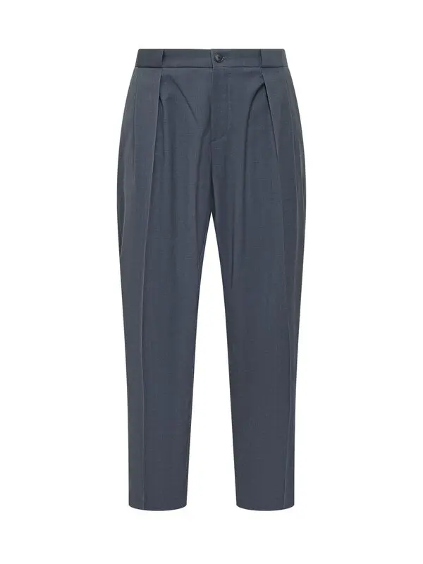 BOSS Elegant Front Closure Trousers With Pleats