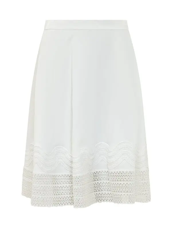 BOSS Embroidered Mini Skirt