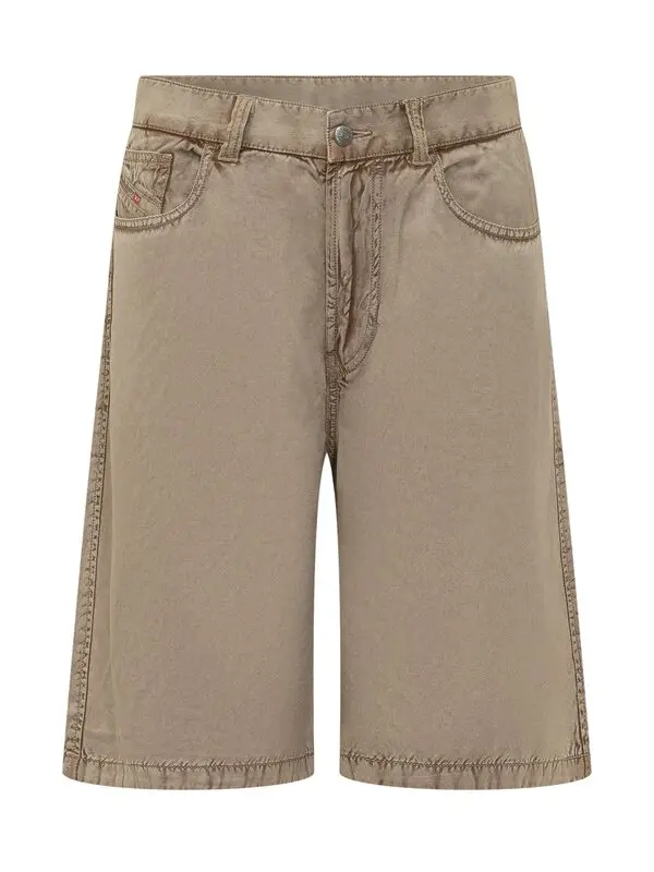 DIESEL® Casual Knee-length Shorts - Beige