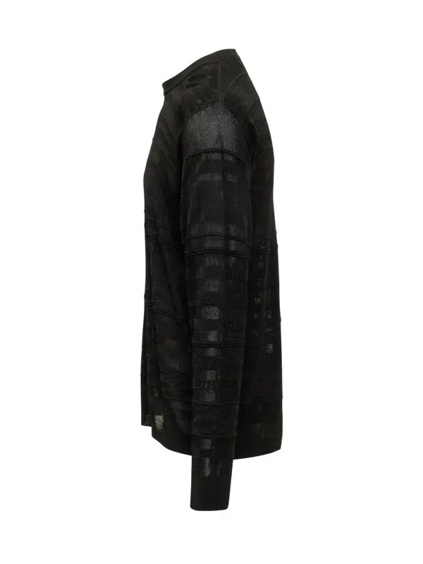 LANEUS Textured Knitwear Sweater For Spring/summer