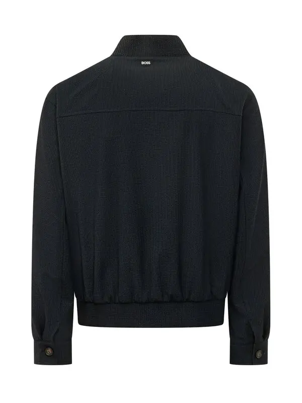 BOSS Combo Zip Front Bomber Jacket