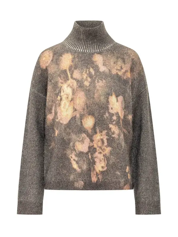 DIESEL® Jacquard Knit Sweater - Nero Multi
