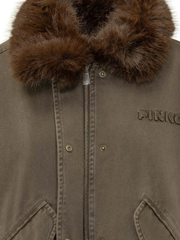 Pinko Garllate Jacket - Marrone Caffe'