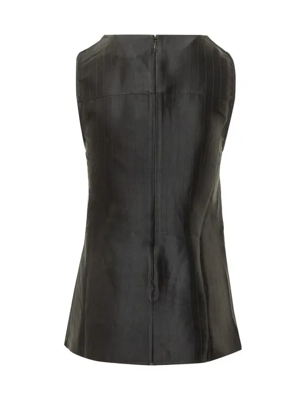 Loulou De Saison Asymmetrical Mini Draped Top