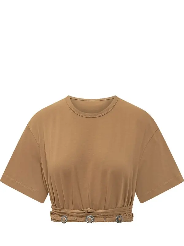 Pinko Belted Knit Pullover - Bronzo