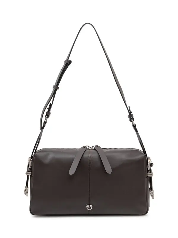 Pinko Biker Shoulder Bag - Marasca