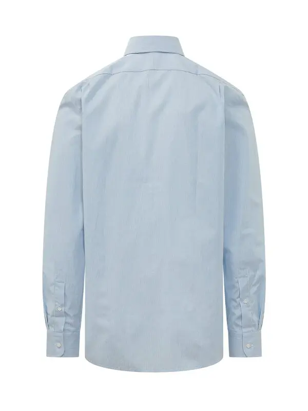 BOSS BY BECKHAM Chic Button-up Shirt With Unique Collar Design