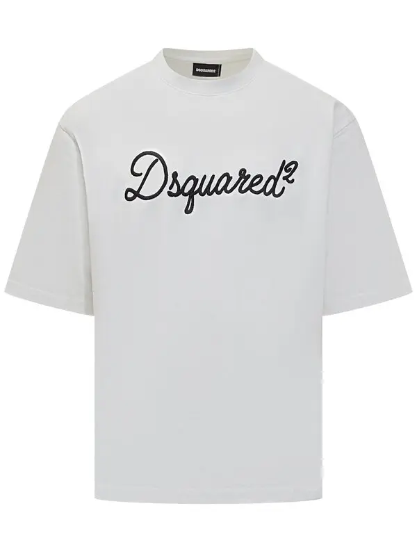 Dsquared2 Embroidered Logo Loose Fit T-shirt
