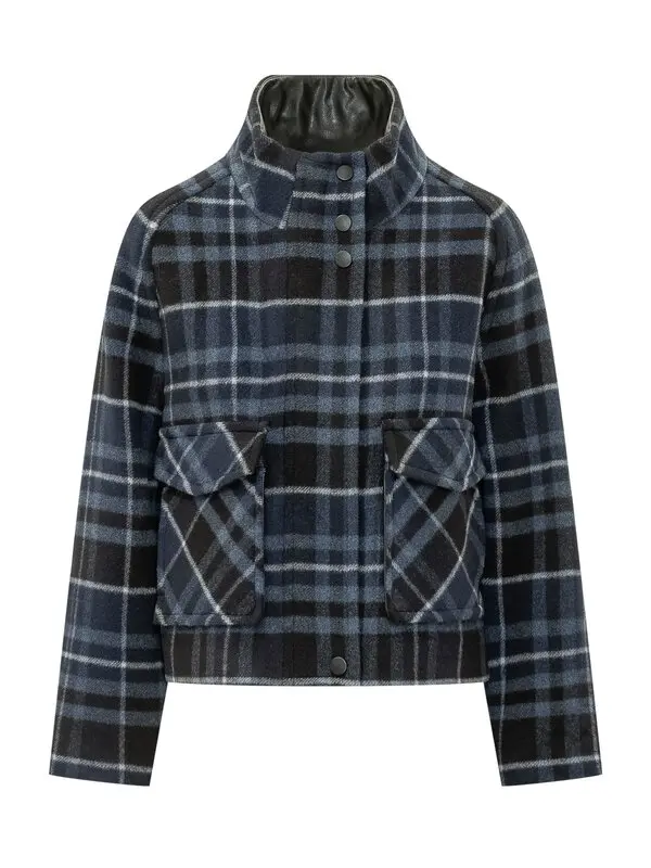 Pinko Campanula Caban Coat - Mult.nero Blu