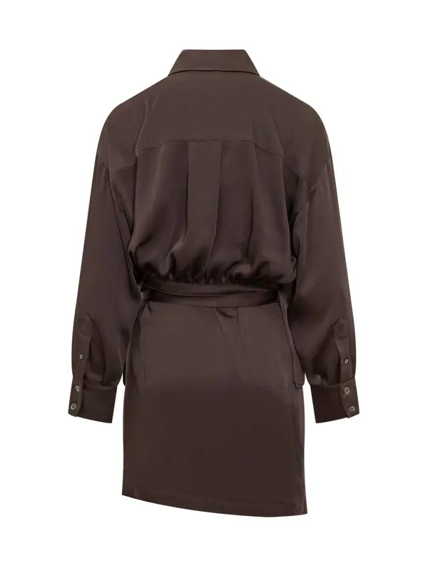 Pinko Asfodelo Twill Gown