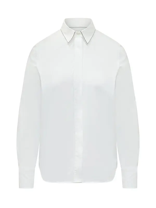 Brunello Cucinelli Long Sleeve Classic Fit Shirt