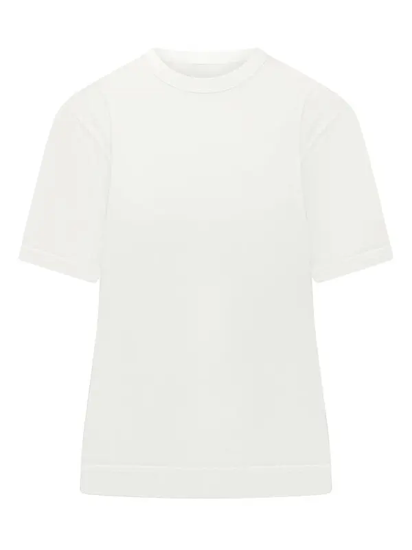 AMI Paris Gironeck Cut Sleeve T-shirt