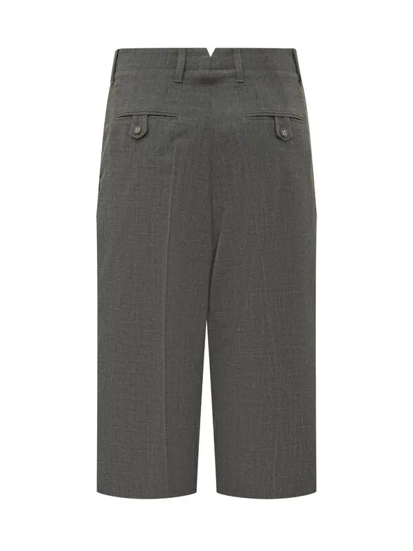 AMI Paris Carrot Shorts With 2-pocket Design - Gris Carbone