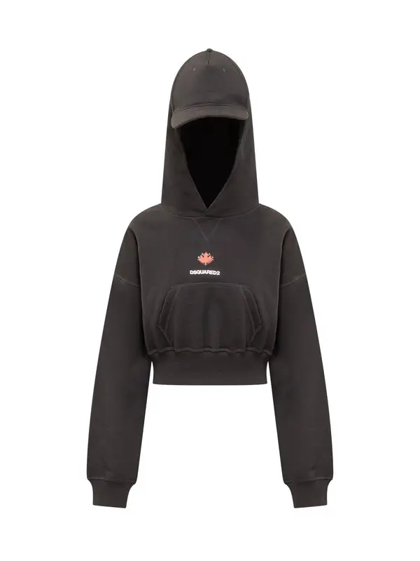 Dsquared2 Casual Hoodie Sweatshirt - Black
