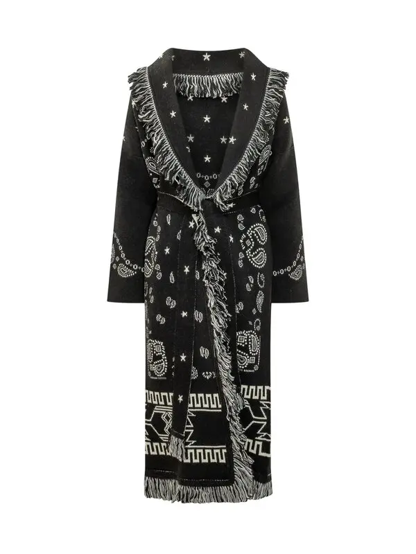 Alanui Bandana Jacquard Jacket - Black Multi