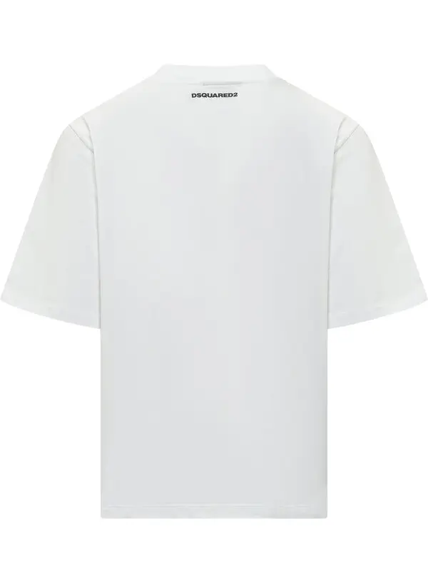 Dsquared2 Loose Fit T-shirt With Statement Logo