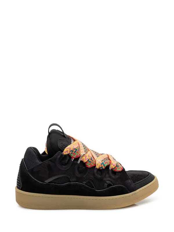 LANVIN Curb Fit Sneaker - Black