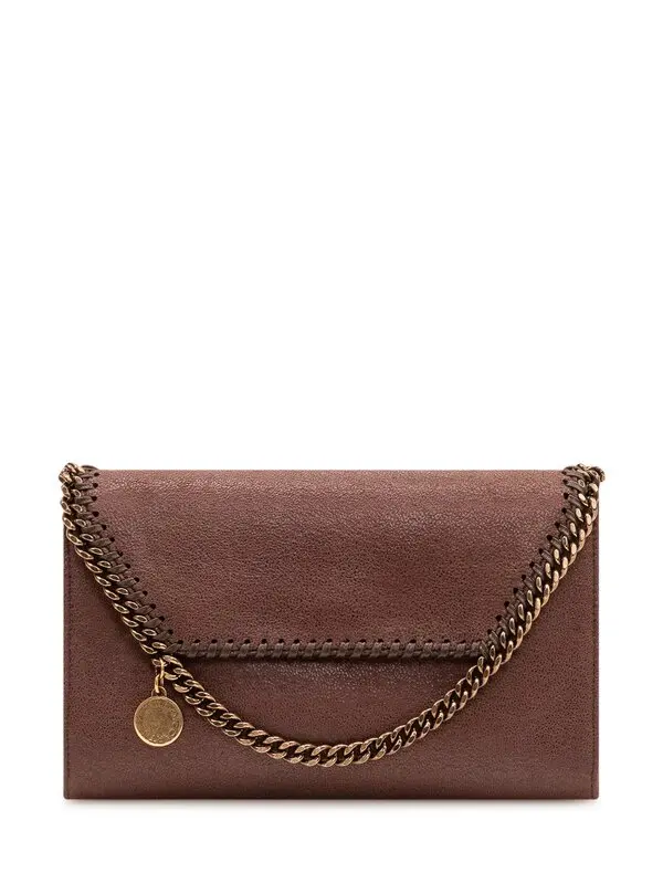 Stella McCartney Falabella Wallet On Chain Shoulder Bag - Mahogany