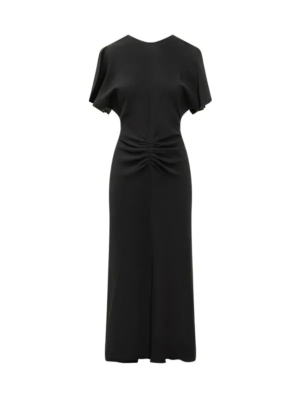 Victoria Beckham Chic Midi Gathered Suit