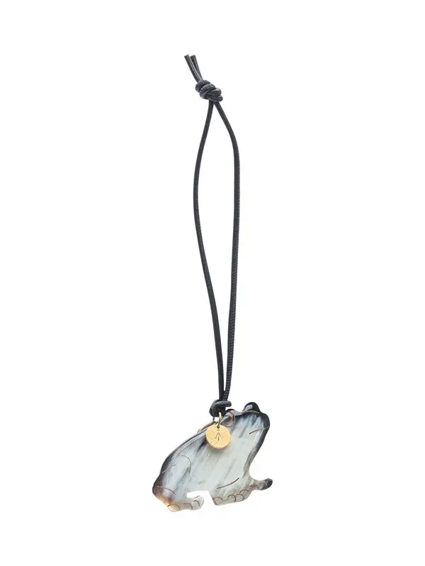 JW Anderson Frog Keychain - Dark Brown