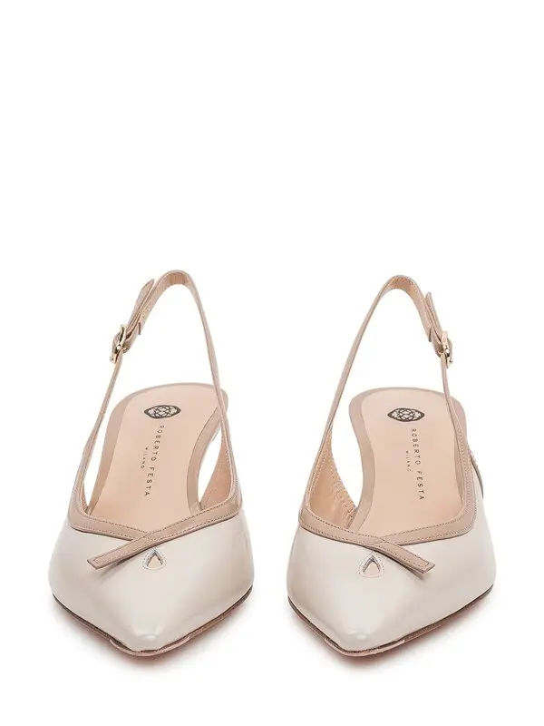 Roberto Festa Chic Slingback Heels With Medium Heel And Pointed Toe