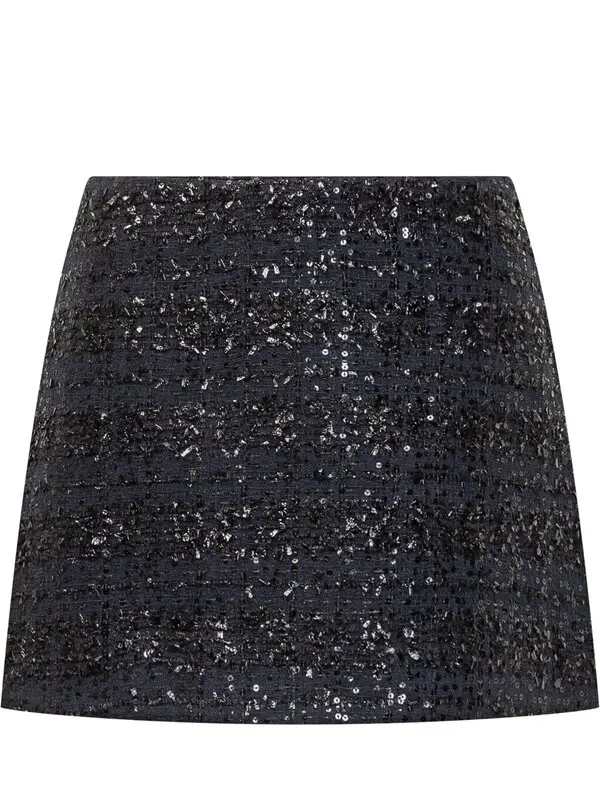 ROTATE BY BIRGER CHRISTENSEN Chic Mini Skirt - Navy Blazer