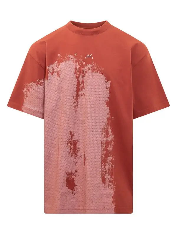 A-COLD-WALL* Brushstroke Graphic T-shirt - Rust