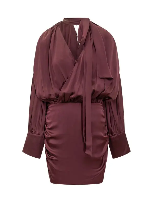 ROTATE BY BIRGER CHRISTENSEN Satin Mini Suit Short