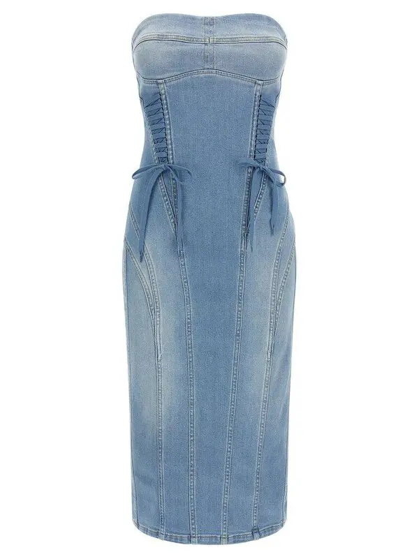 Elisabetta Franchi Chic Mini Dress - Light Blue