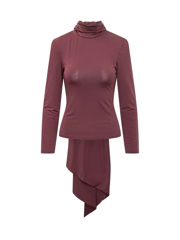 ROTATE BY BIRGER CHRISTENSEN Long Sleeve Scarf Top