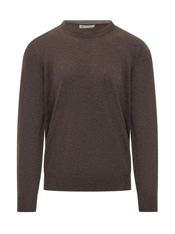 Brunello Cucinelli Cashmere Crewneck Sweater - Moro