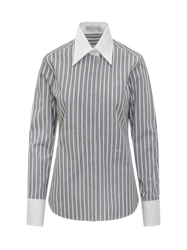 Stella McCartney Striped Shirt - Grey/white