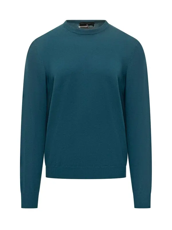 FILIPPO DE LAURENTIIS Giro Neck Wool Knit Sweater - 770