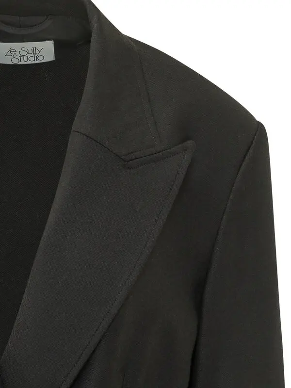 LE SULLY STUDIO Oversized Studio Jacket - Nero