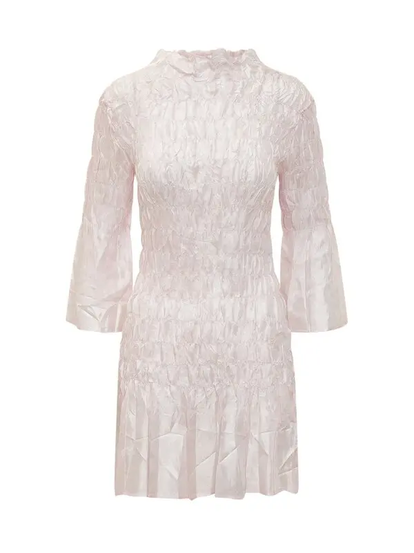 GONGDID DESIGN Three-quarter Sleeve Mini Dress