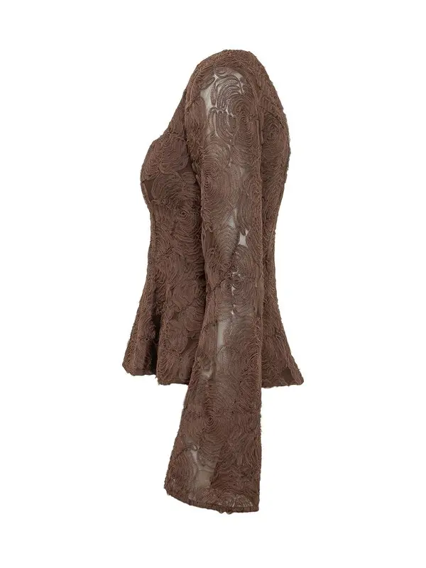 ROTATE BY BIRGER CHRISTENSEN Flower Mesh Top - Mole'