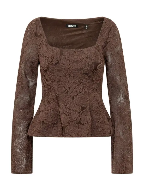 ROTATE BY BIRGER CHRISTENSEN Flower Mesh Top - Mole'