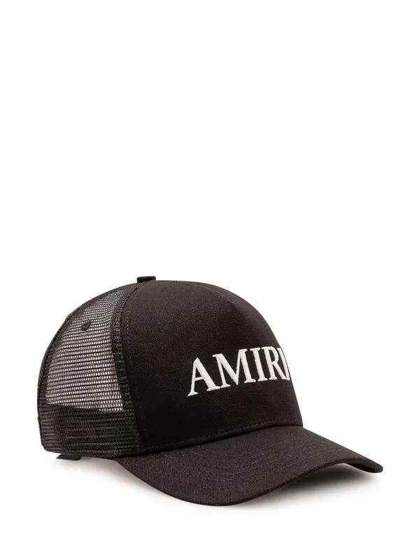 Amiri Logo Trucker Hat - Black