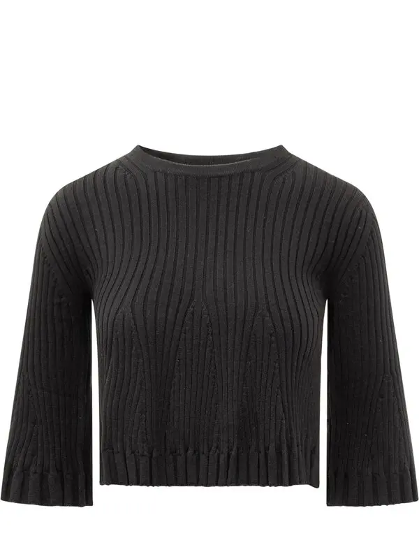 Loulou De Saison Silk Blend Top - Black