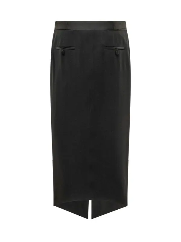 TOM FORD Sculpted Pencil Skirt With Artistic Front Detail
