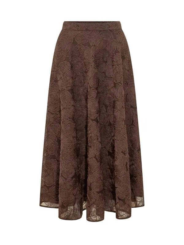 ROTATE BY BIRGER CHRISTENSEN Flower Mesh Sun Skirt - Mole'
