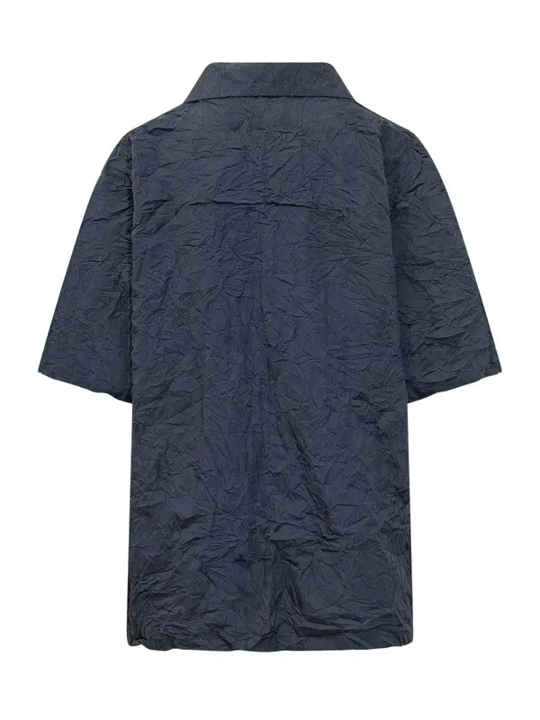 GONGDID DESIGN Sleek Sleeves Cut Shirt With Front Closure
