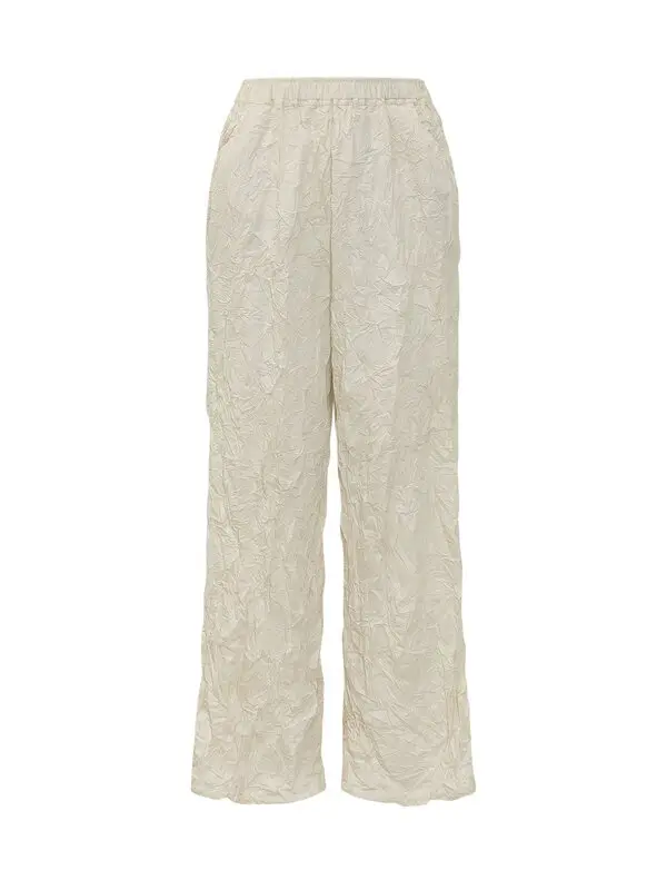 GONGDID DESIGN Crumpled Effect Trousers